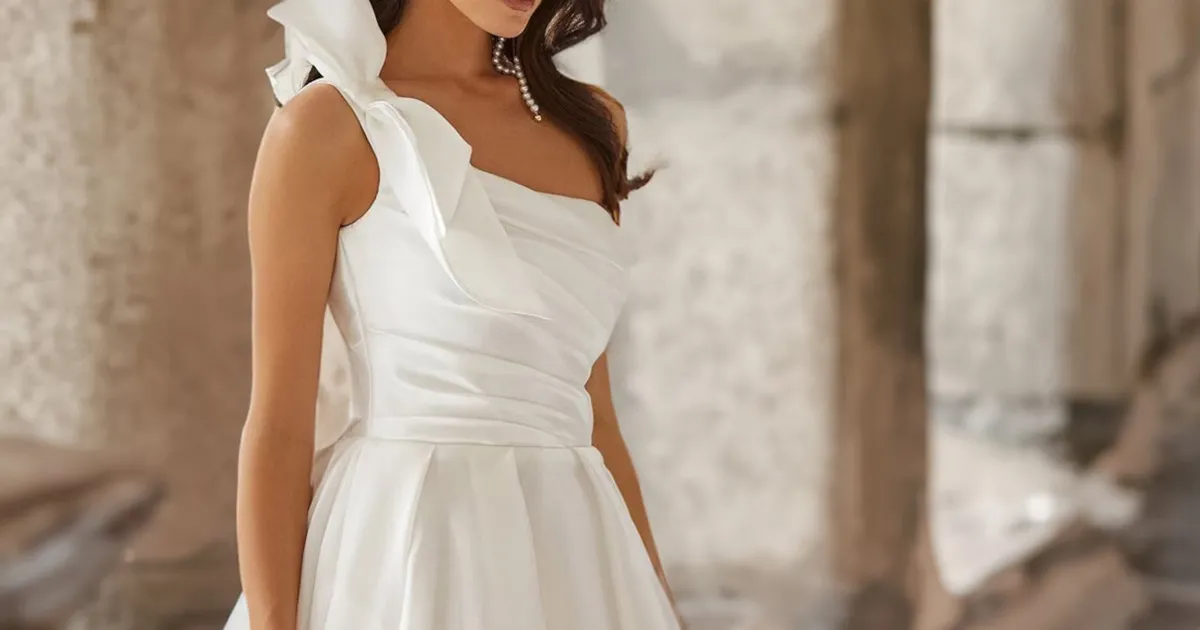 One Shoulder Special Occasion Dresses and Bridal Gowns - Promfy